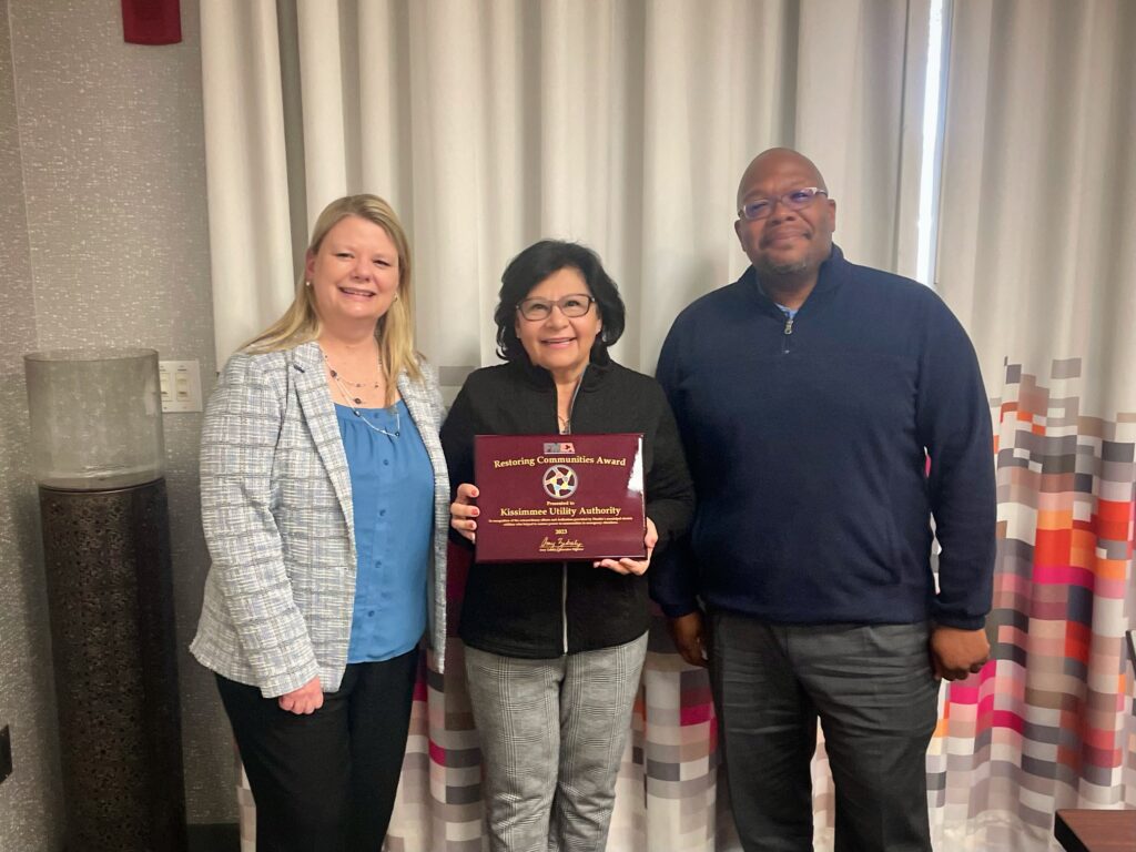 KUA Honored with FMEA Restoring Communities Award - Kissimmee Utility ...